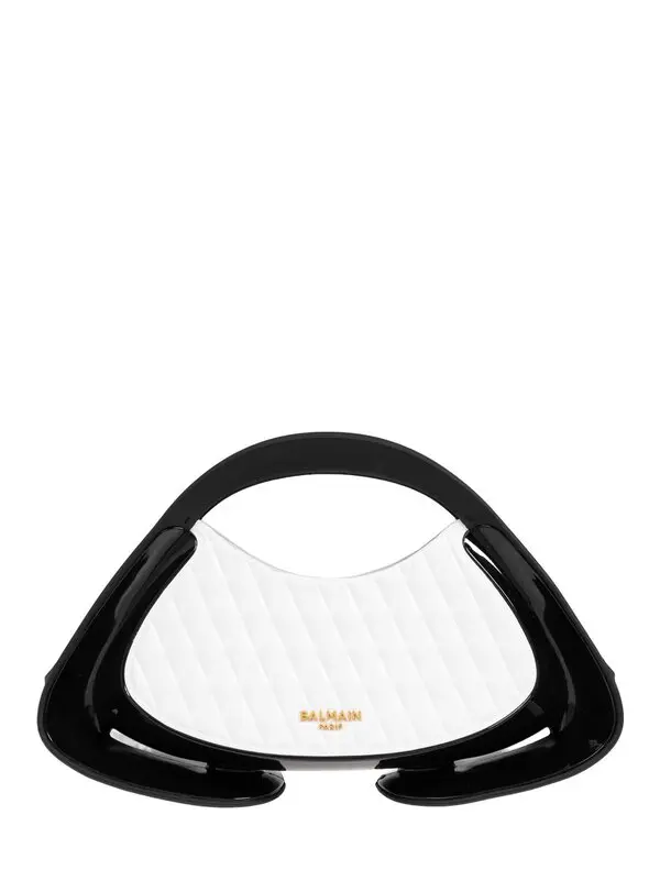 Balmain Jolie Madame Medium Shoulder Bag - White