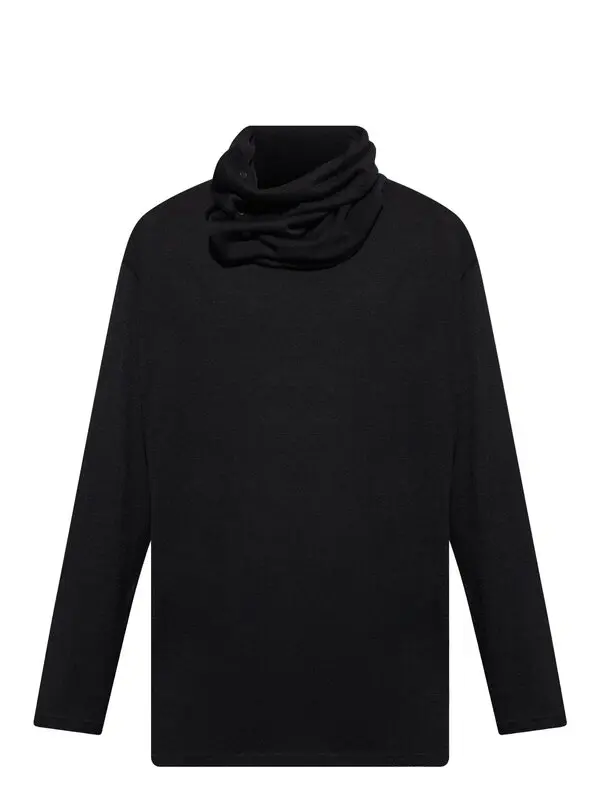 Yohji Yamamoto Wool Turtleneck - Black