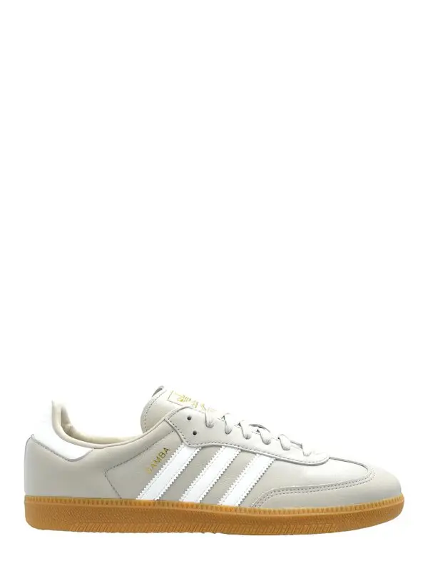 Adidas Originals By Alexander Wang Samba Og Leather Sneakers - Grey
