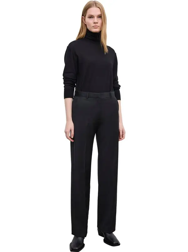 HOUSE OF DAGMAR Classic Suit Trouser - Black