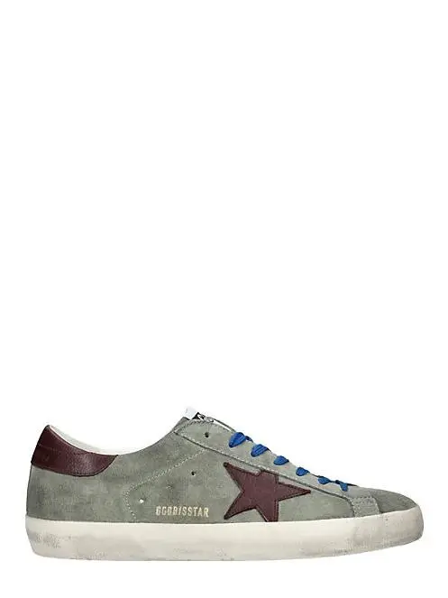 Golden Goose Super-star Suede Trainers - Green Oth