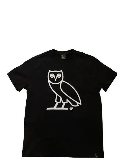 OVO Afterdark Og Owl Glow In The Dark T-shirt - Black