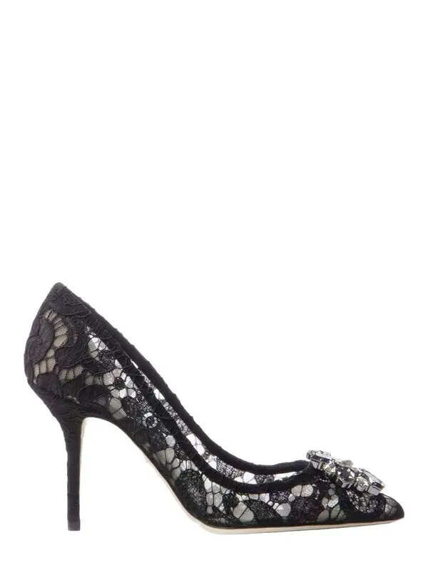 Dolce & Gabbana 90mm Bellucci Pumps - Black