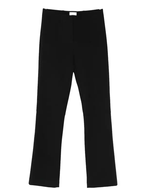Seductive Flared Trousers - Black