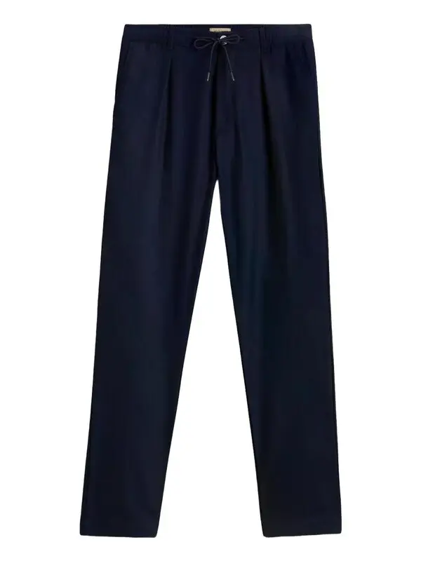 Woolrich Pleated Drawstring Trousers - Blue