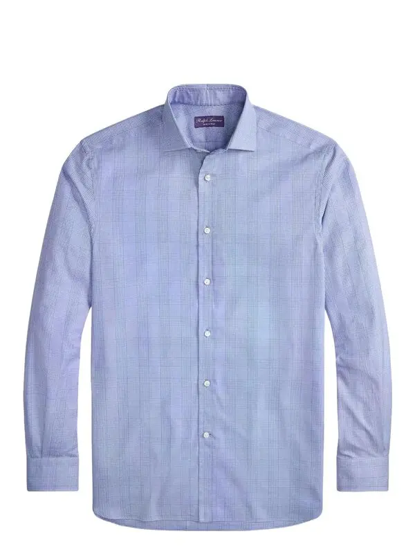 Ralph Lauren Purple Label Long-sleeve Check Shirt - Blue