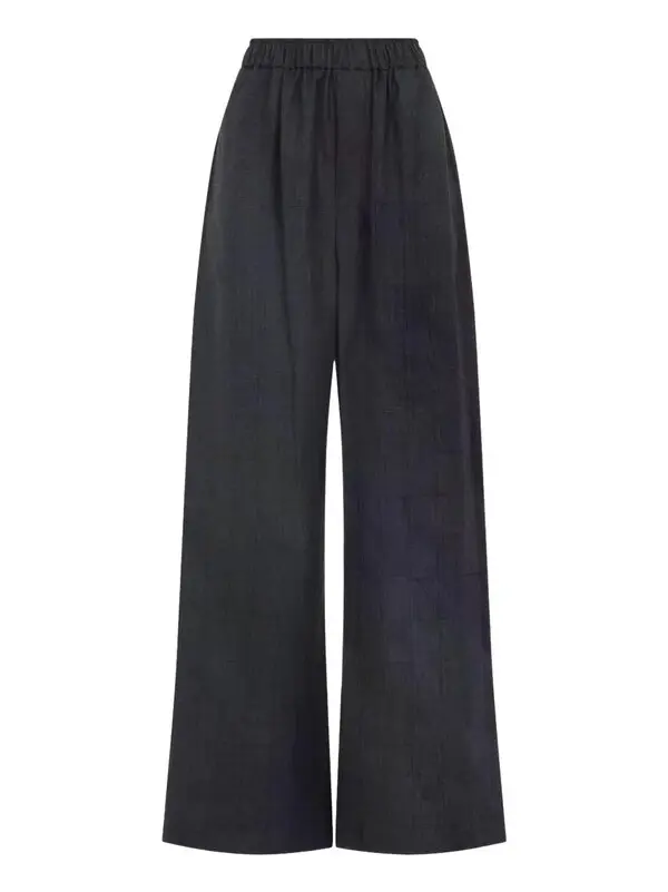 THE FRANKIE SHOP Elasticated-waist Wool Pants - Grey