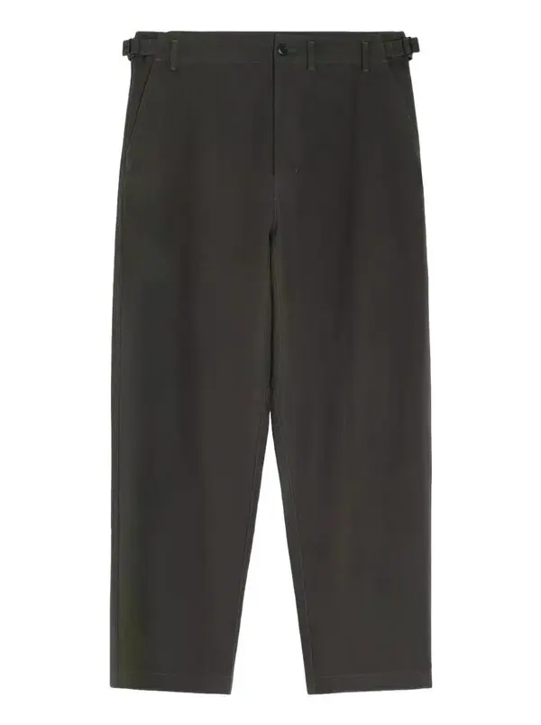 LEMAIRE Adjustable-waistband Carrot Trousers - Brown