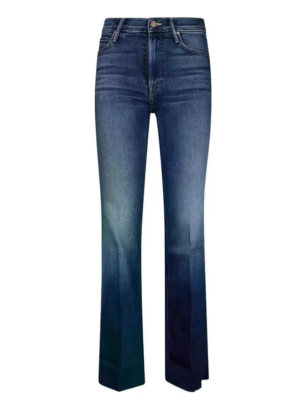 MOTHER Lil Doozy Fray Jeans - Blue