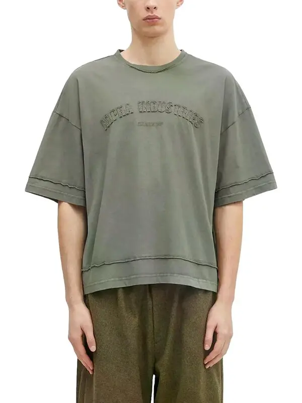 Alpha Industries Open Edge Embroidered T-shirt - Green