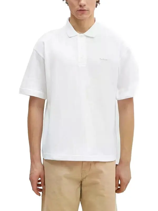 Barbour Short-sleeved Polo Shirt - White