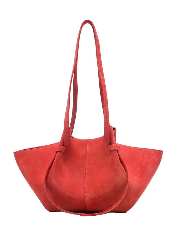 Yuzefi Mochi Suede Shoulder Bag - Red