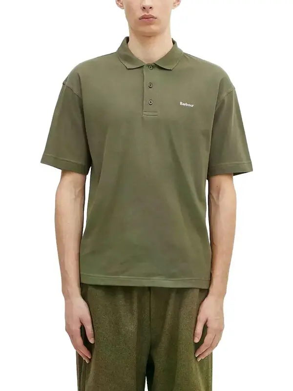 Barbour Logo-embroidery Polo Shirt - Green