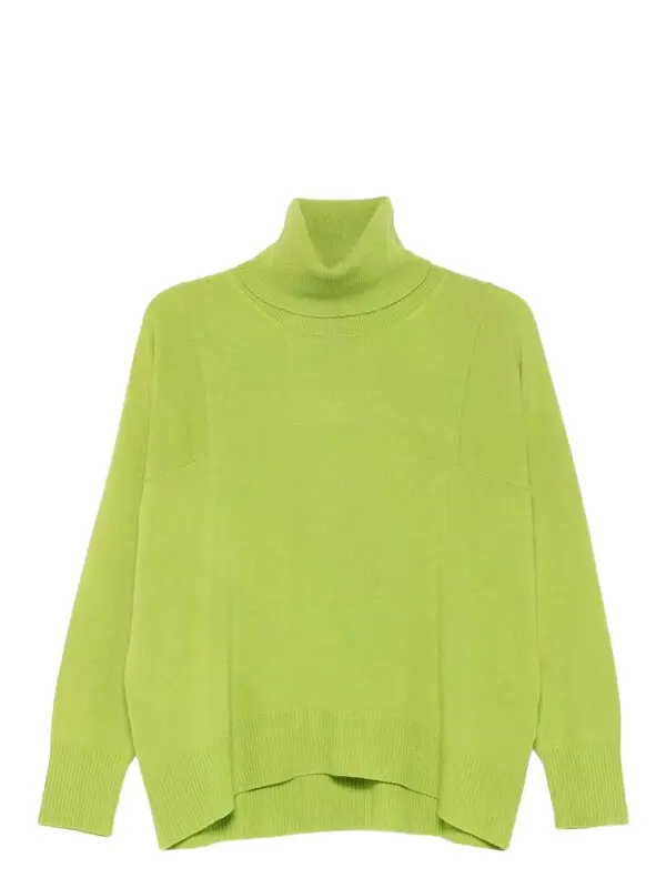 ROBERTO COLLINA Roll-neck Sweater - Green