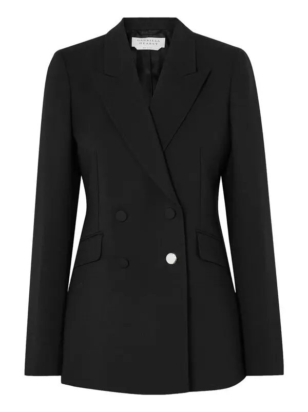 Gabriela Hearst Stephanie Wool Blazer - Black