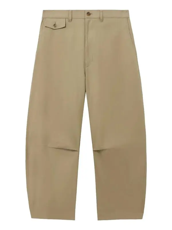 Comme Des Garçons Barrel Trousers - Beige