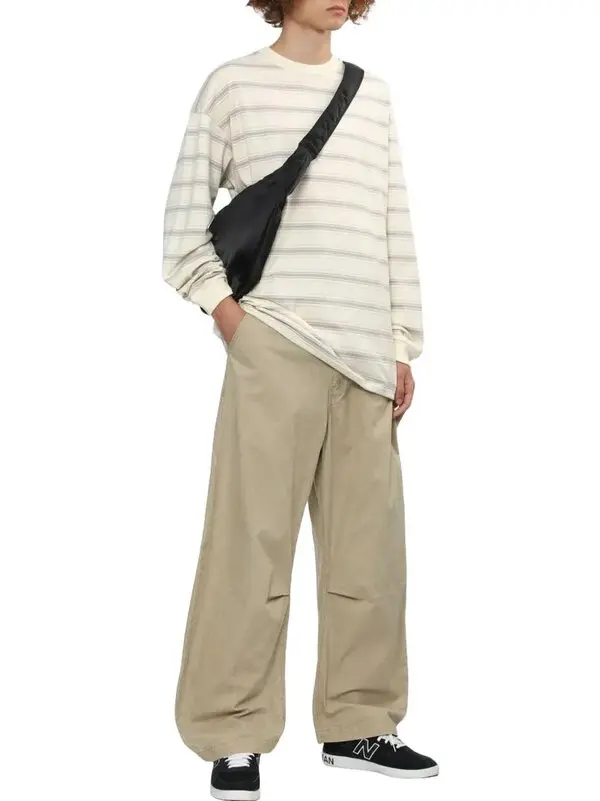 Comme Des Garçons Barrel Trousers - Beige