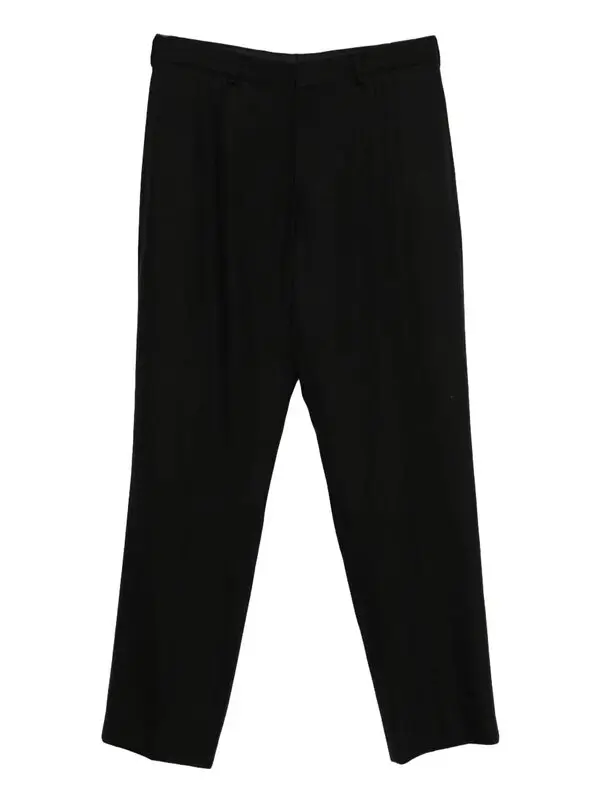 Paul Smith Wool Blend Trousers - Black
