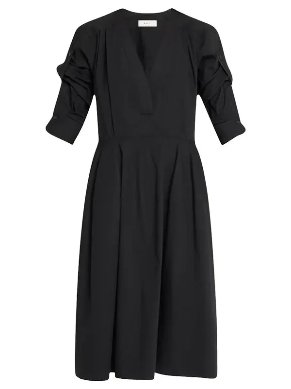 A.L.C. Jordan Long-sleeve Tunic Dress - Black