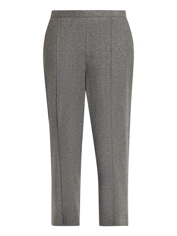 Vince Italian Wool-blend Pants - Medium Heather Gray