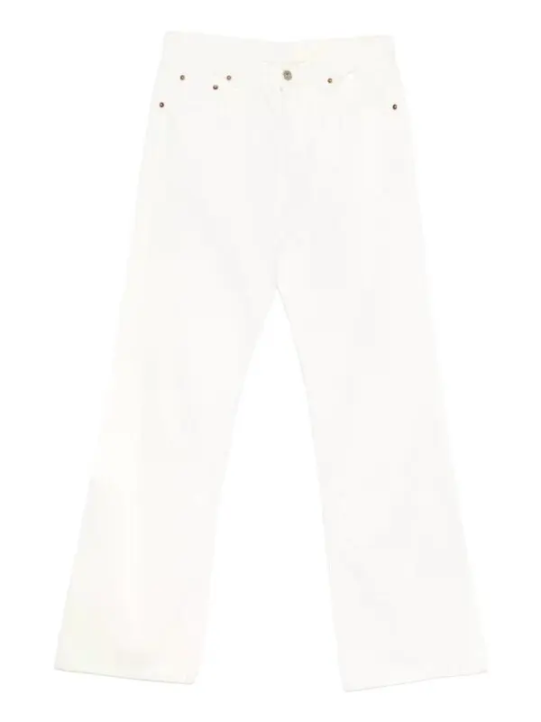 Husbands Five-pocket Jeans - White
