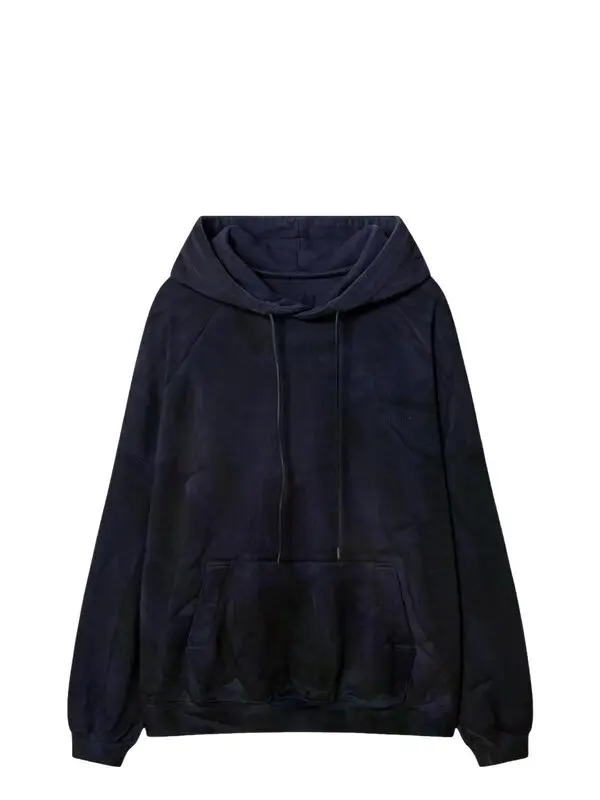 JUUN.J Hooded Pocket-detail Hoodie - Blue