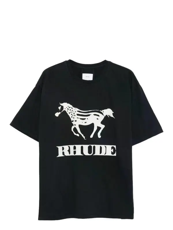 Rhude Dinero T-shirt - Black