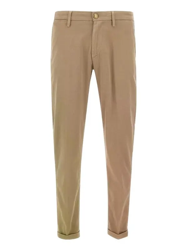 RE-HASH Welt-pocket Chinos - Brown