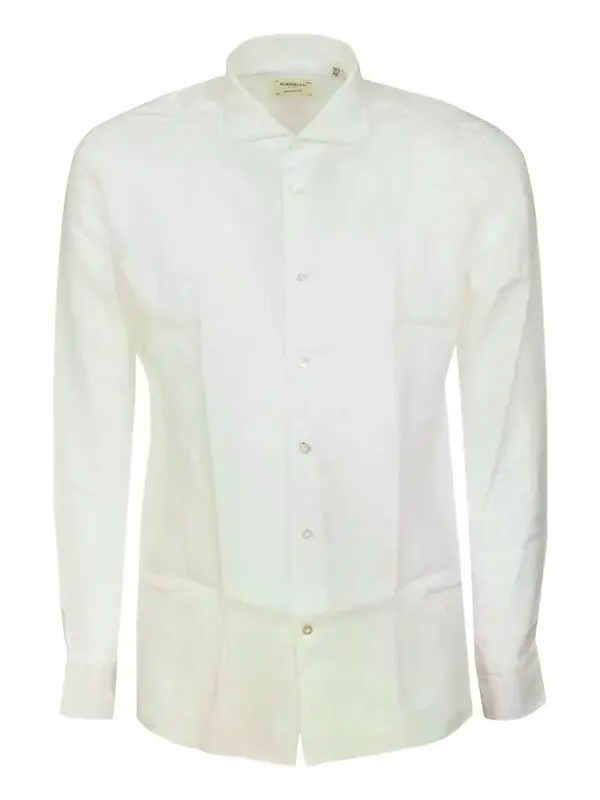 BORRIELLO NAPOLI Linen Shirt - White