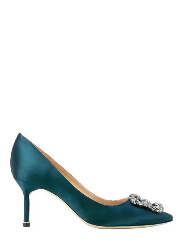 Manolo Blahnik Hangisi Pumps - Blue