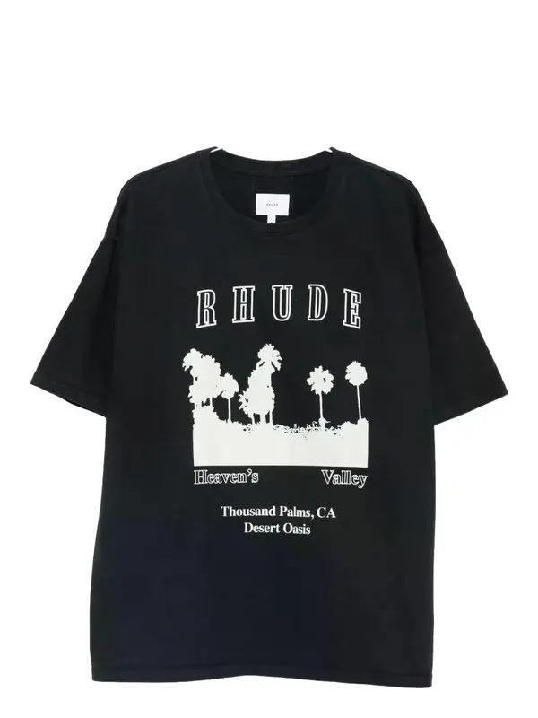 Rhude Graphic-print T-shirt - Black