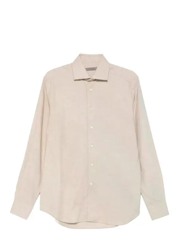 Corneliani Long-sleeved Shirt - Neutrals