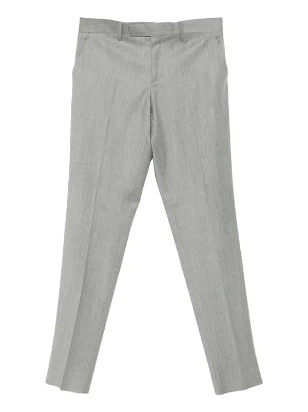 LARDINI Straight-leg Trousers - Grey