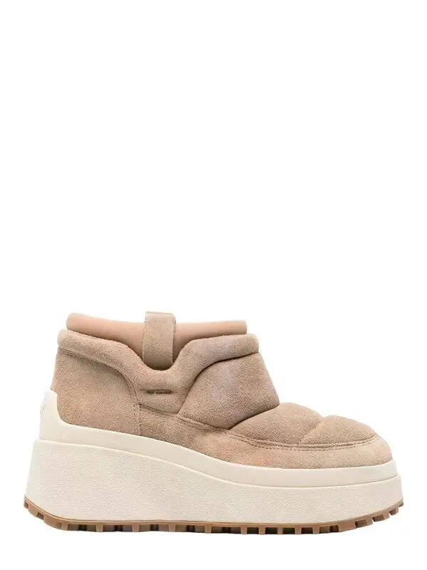 Ash Padded Platform Boots - Neutrals