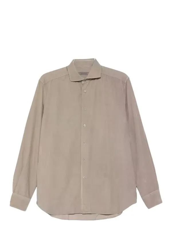 Corneliani Long-sleeved Shirt - Neutrals