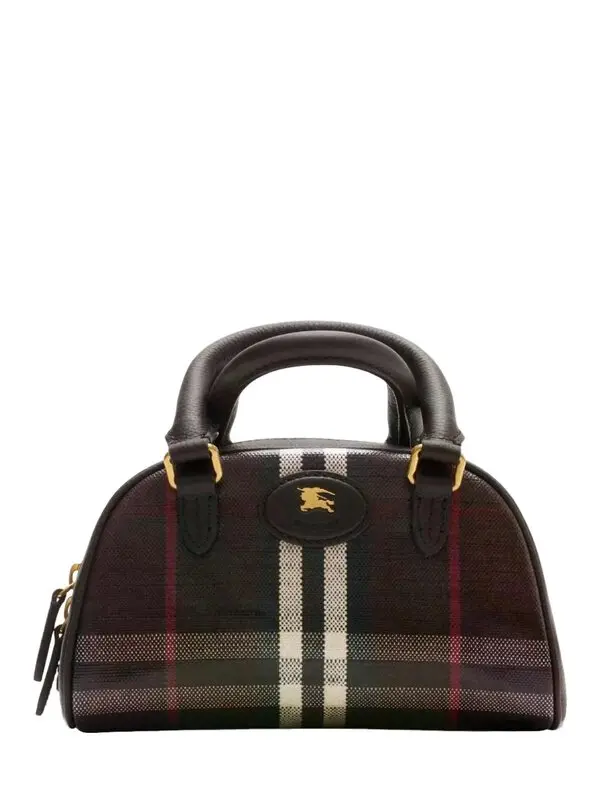 Burberry Highlands Check-pattern Mini Bag - Black