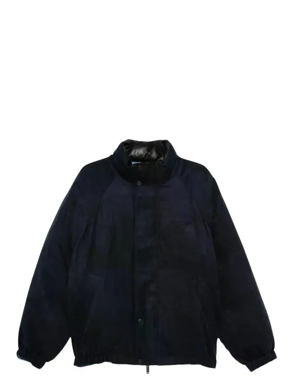 Emporio Armani Tonal Logo Jacket - Blue