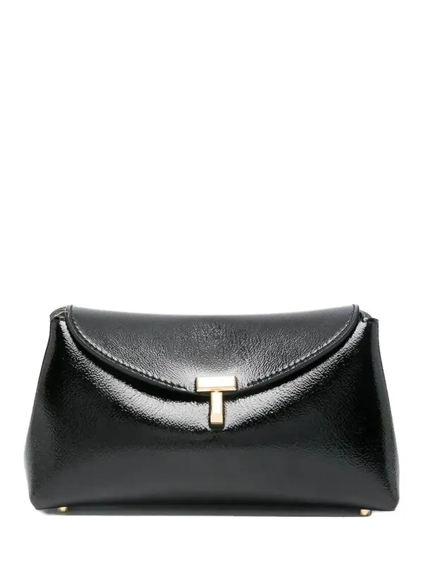 TOTEME Leather Clutch - Black