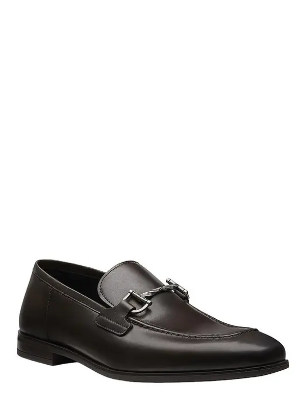 STUART WEITZMAN Simon Twistbit Loafers - Dark Brown