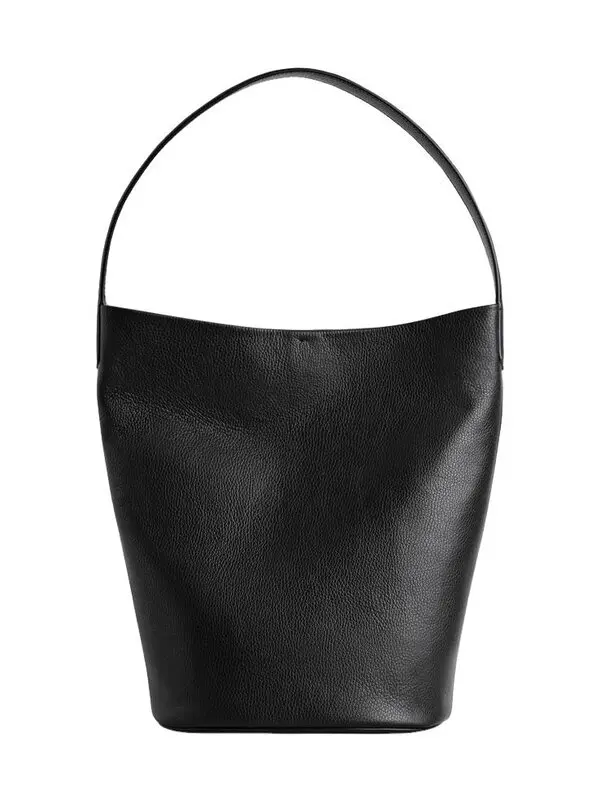 Cos Paradigm Leather Tote Bag - Black