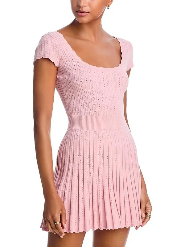 LoveShackFancy Evaluna Dress - Fawn Pink