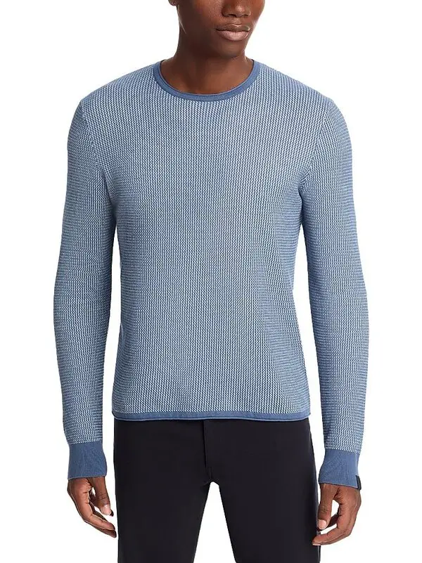 Rag & Bone Gregory Merino Wool Blend Sweater - Light Blue