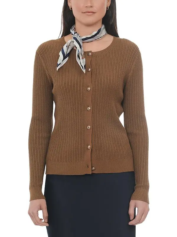 POINT Cable Knit Cardigan - Foxtrot