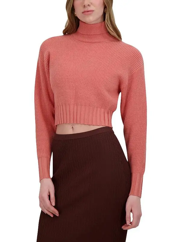 POINT Chunky Dolman Sleeve Sweater - Mauve Rose