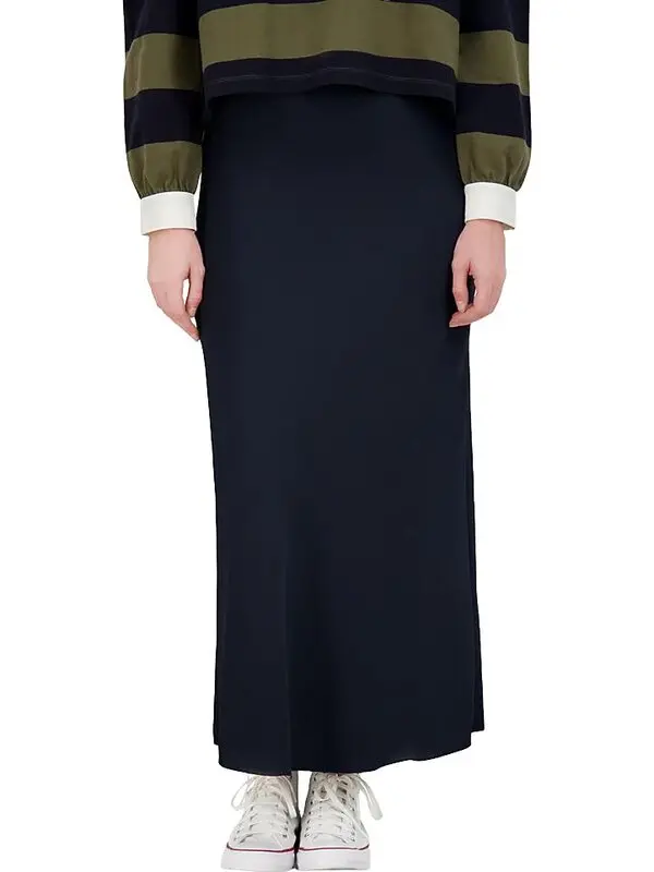 POINT Slip Skirt - Navy