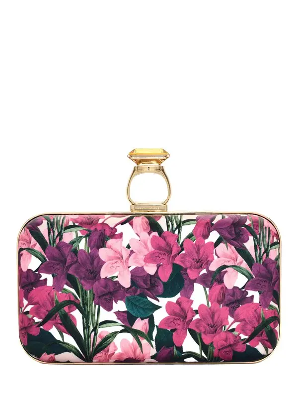 Sachin & Babi On The Rocks Embellished Clutch - Casa Blanca Lillies