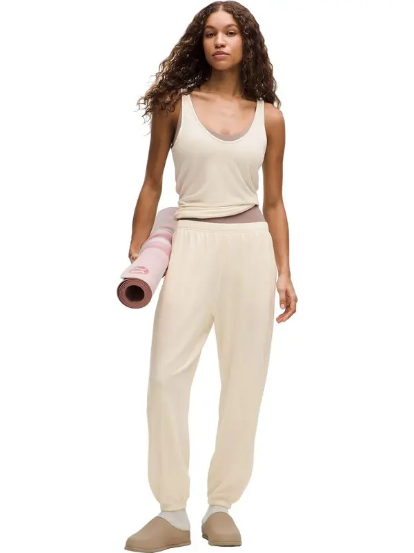 Lululemon Becalm Oversized Mid-rise Pant - Coconut Ivory