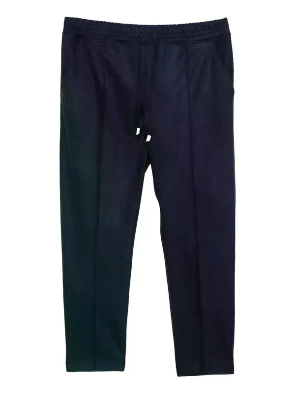Eleventy Elasticated-waistband Trousers - Blue