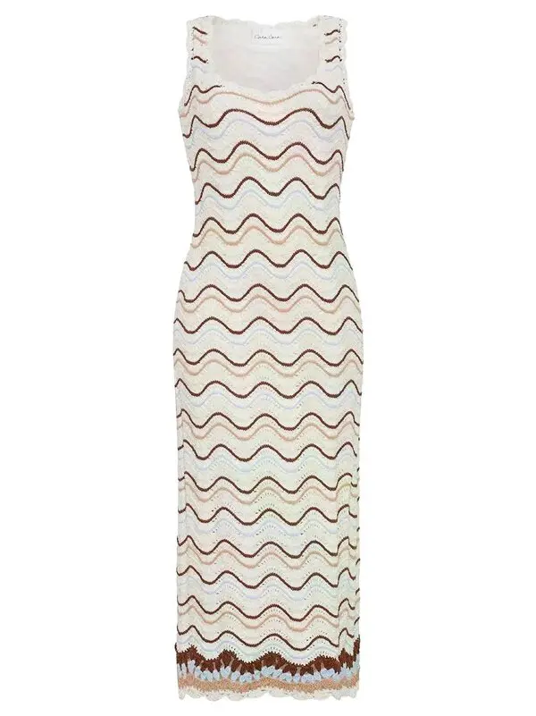 Cara Cara Orel Midi Dress - White