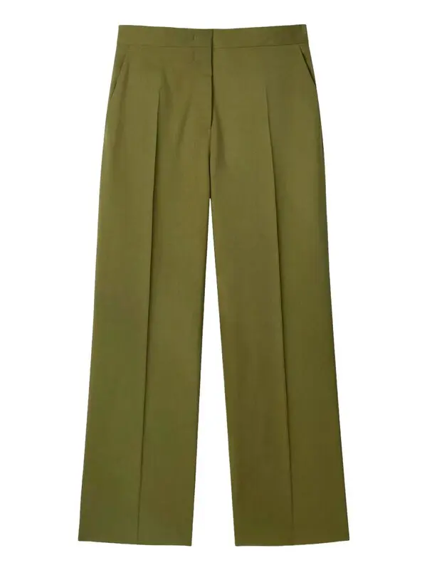Paul Smith Pressed-crease Trousers - Green